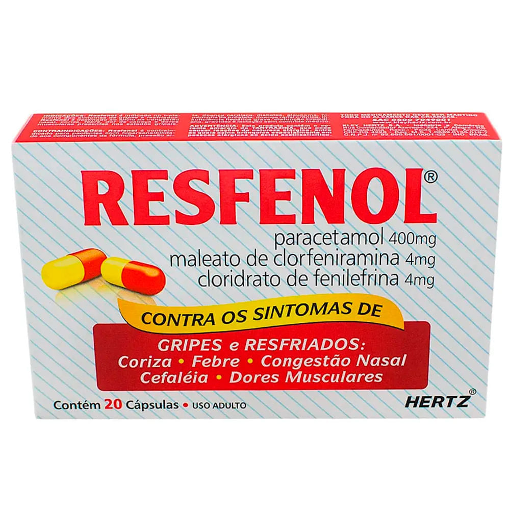 Resfenol C/20 Cápsulas - unicdrogaria
