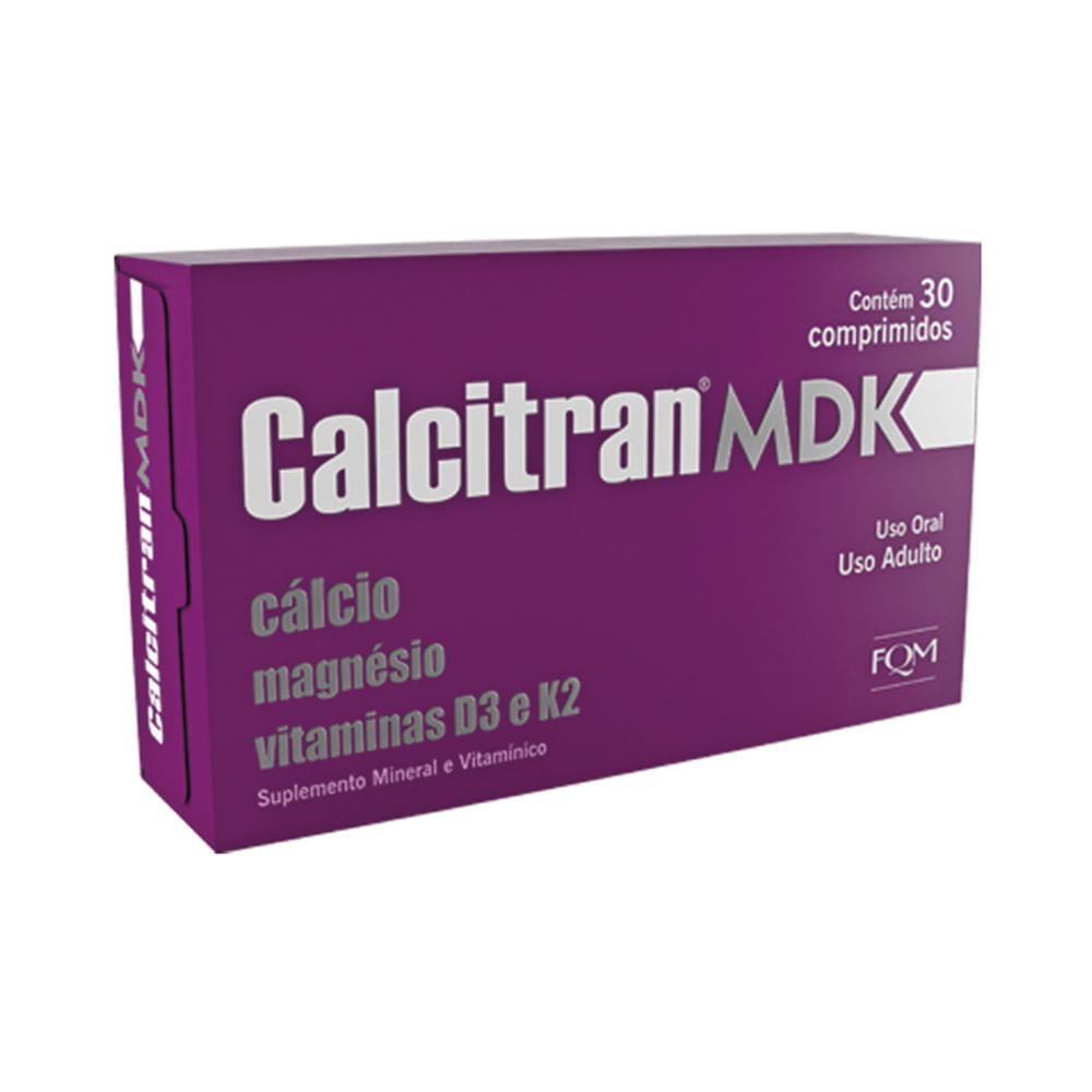 Calcitran MDK C/30 Comprimidos - unicdrogaria